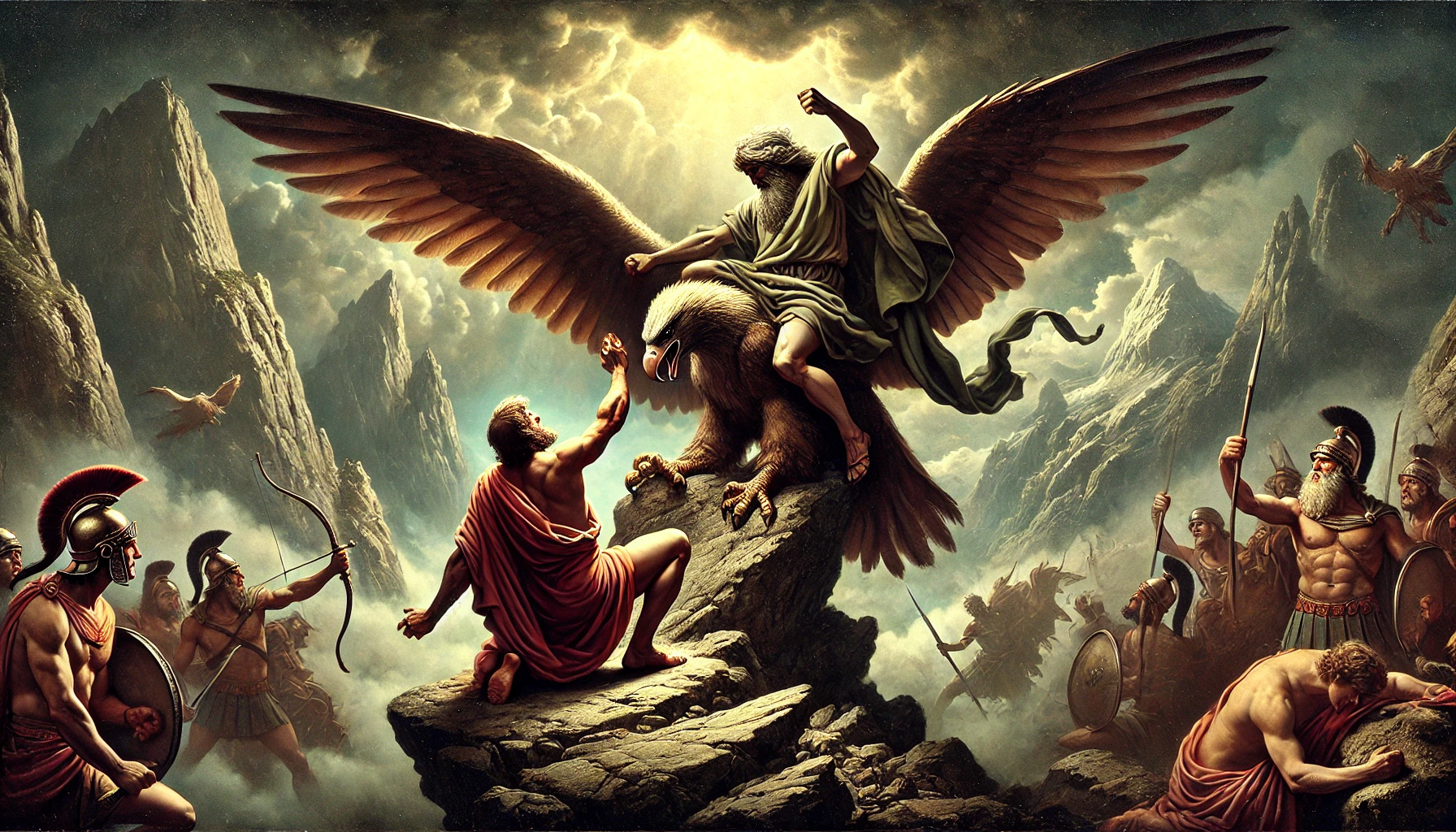 Prometheus: Der Titan des Feuers und der Menschheit Griechenland-Blog